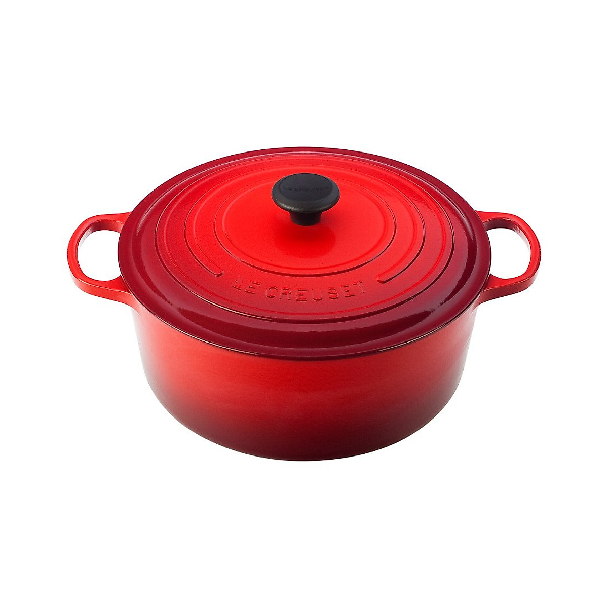 Le Creuset Enameled Cast Iron Signature Round Dutch Oven, 9 qt., Cerise