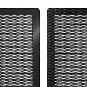 120 x 240mm PC Fan Dust Filter Magnetic Frame Computer Fan Grills Black Dust Mesh PC Cooler Filter Screen Dustproof Case Covers 2 Pack