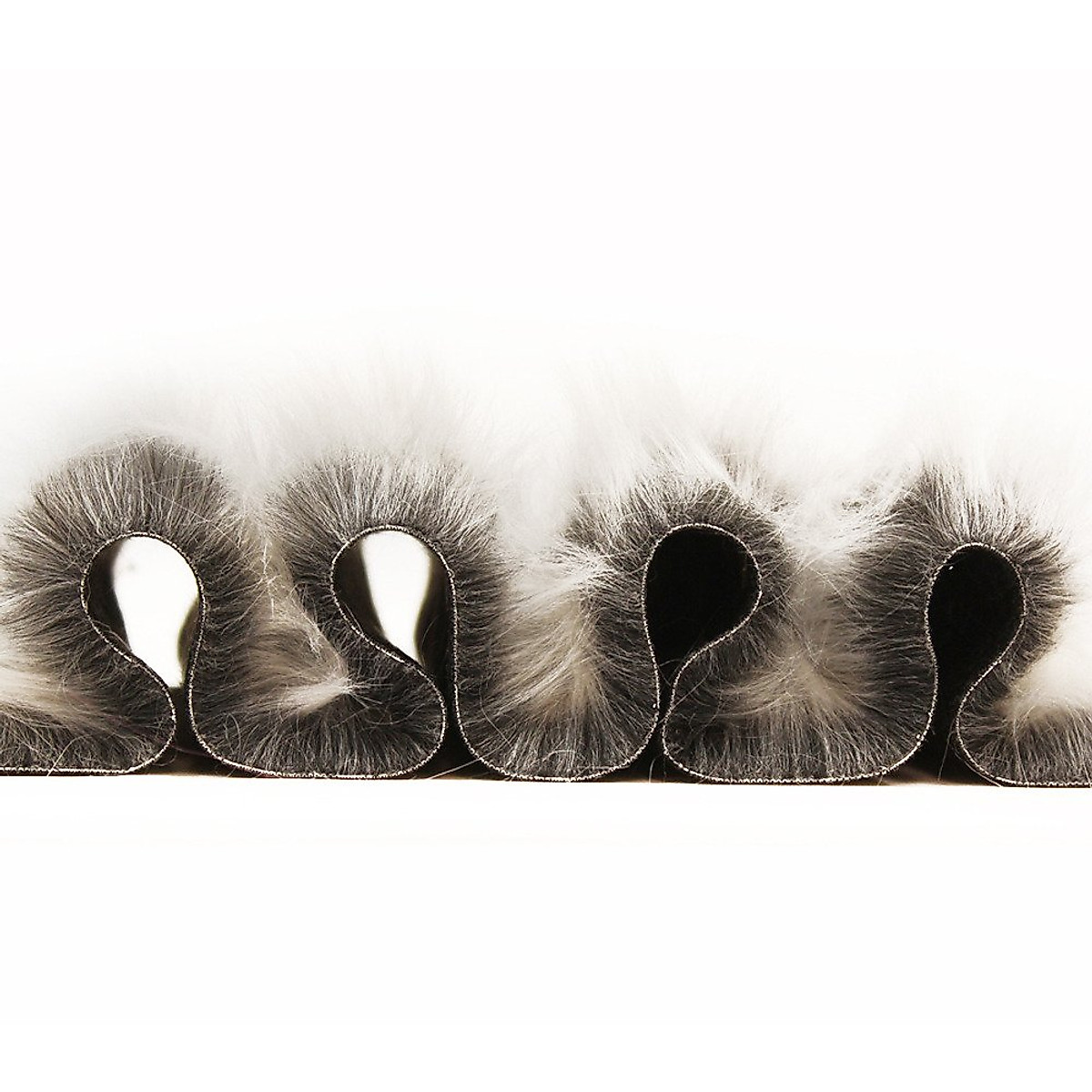 Faux Fur Fabric Long Pile Monkey Shaggy Gray Frost / 60" Wide/Sold by The Yard