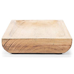 Rectangular Distressed Brown 12 x 6 Mango Wood Decorative Serving Tray