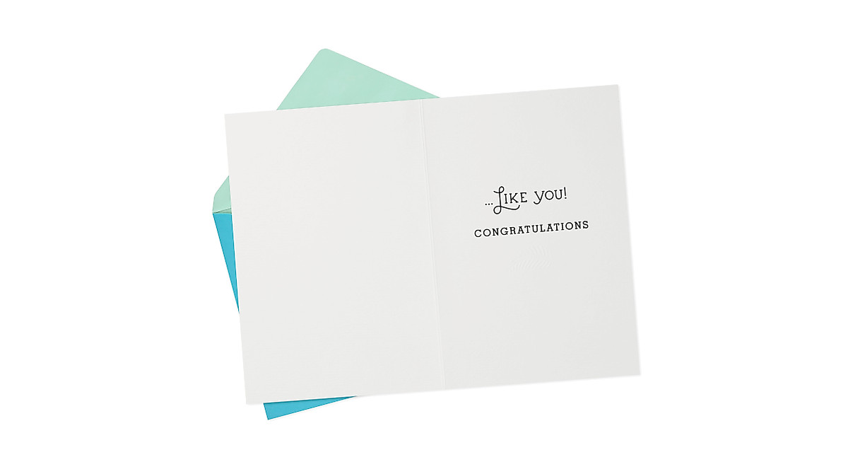 Hallmark Fern Pattern Graduation & Congratulations Card