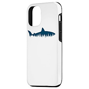 iPhone 13 Shark Phone Case GREAT WHITE SHARK Funny Scuba Diver Gift Case