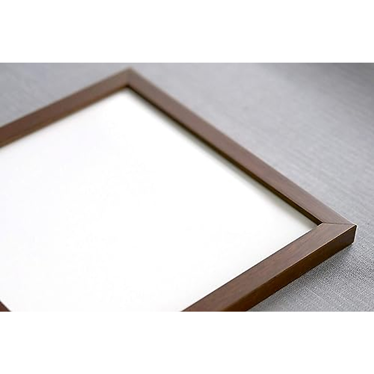 24x20 Frame Brown Solid Wood Picture Frame Width 0.75 Inches | Interior Frame Depth 0.5 Inches | Mogano Traditional Photo Frame Complete with UV Acrylic, Foam Board Backing & Hanging Hardware