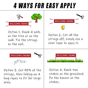 Large Welcome Home Banner | Back Home Welcome Sign | Extra Large Homecoming Party Decorations