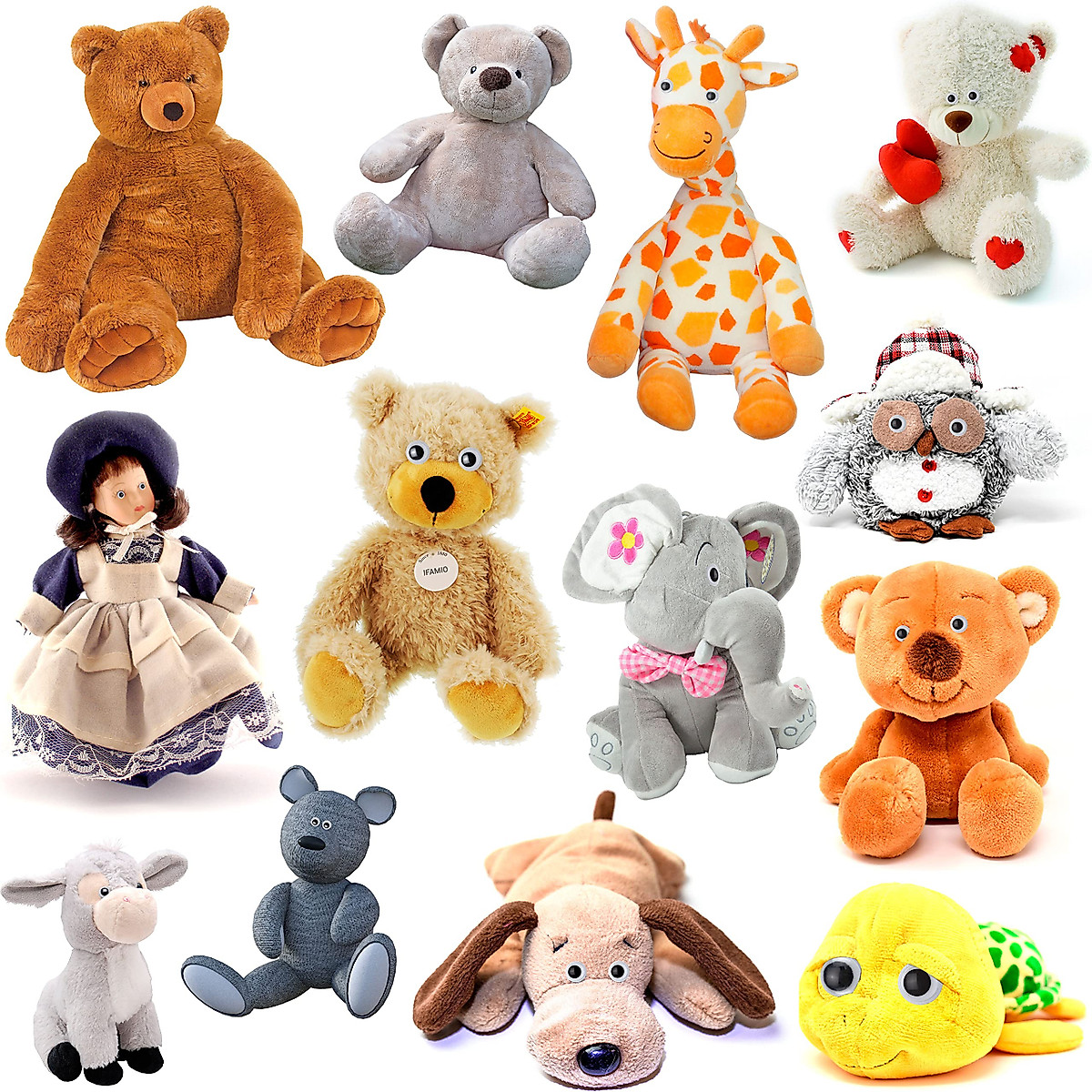 1800 Pieces Wiggle Googly Eyes Plastic Black and White Bulk Self Adhesive Googly Eyes Mixed Size 6mm 8mm 10mm for DIY Art Crafts Scrapbooking Dolls Puppets Invitation Cards