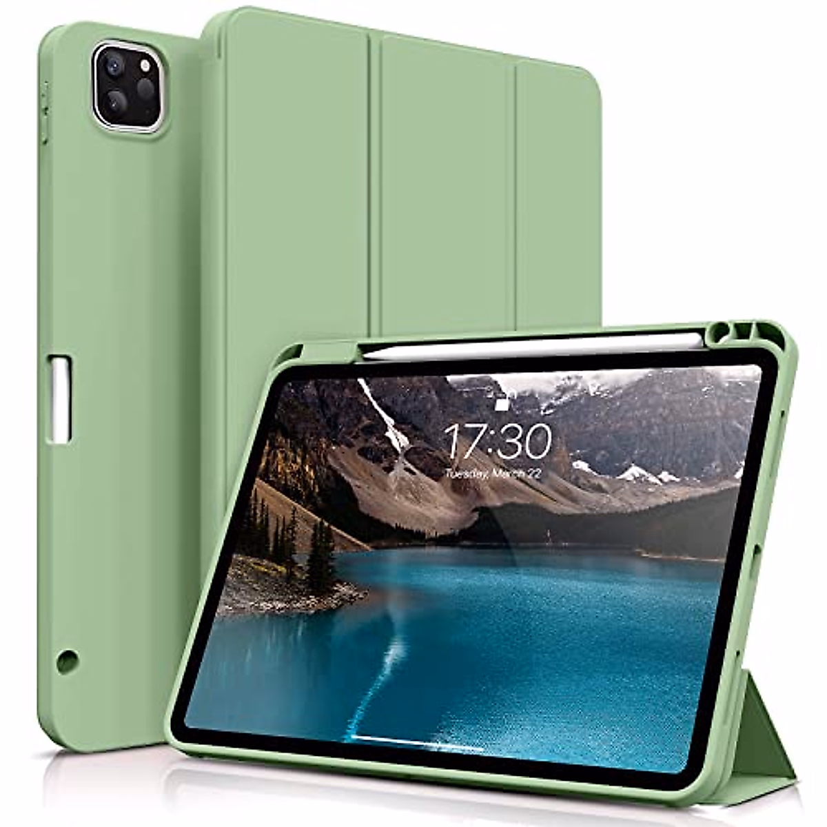 Aoub Crystal Case for iPad Pro 11 inch 4th/3rd Generation 2022/2021 - Beige