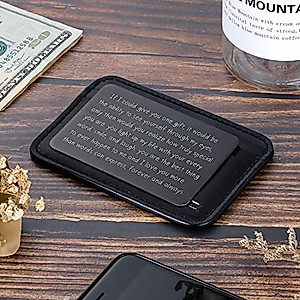 Wallet Insert Card Valentines Gifts for Him Her Men Husband Valentine from Wife Girlfriend Boyfriend Anniversary Birthday Gifts Mini Love Note Wedding Engagement Gifts for Groom Fiance Christmas