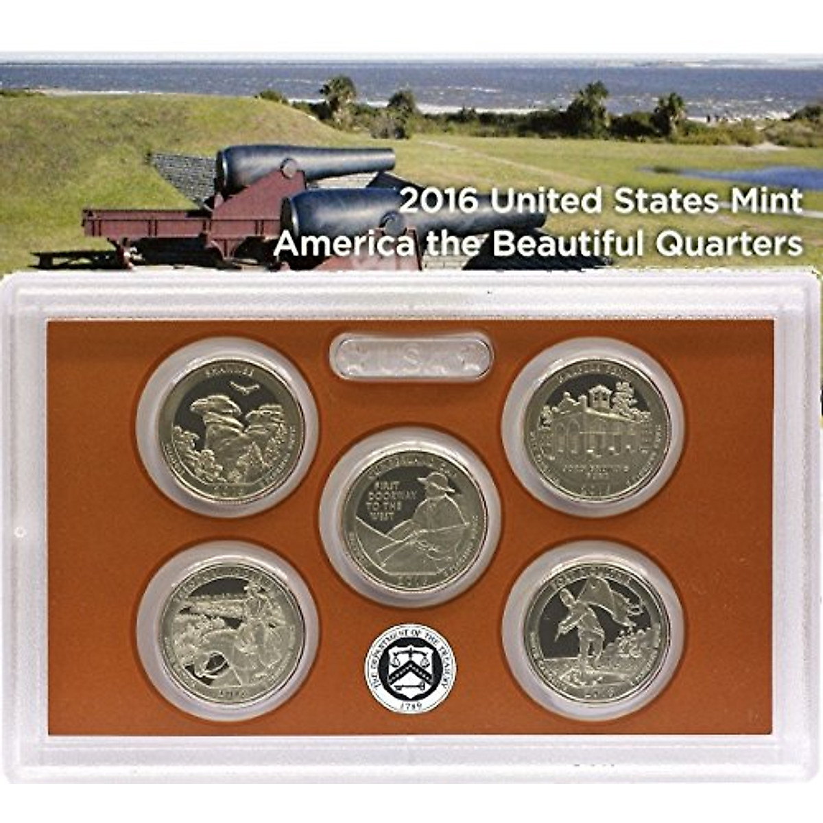 2016 S US Proof Set National Parks Quarters Comes in US Mint Packaging Proof
