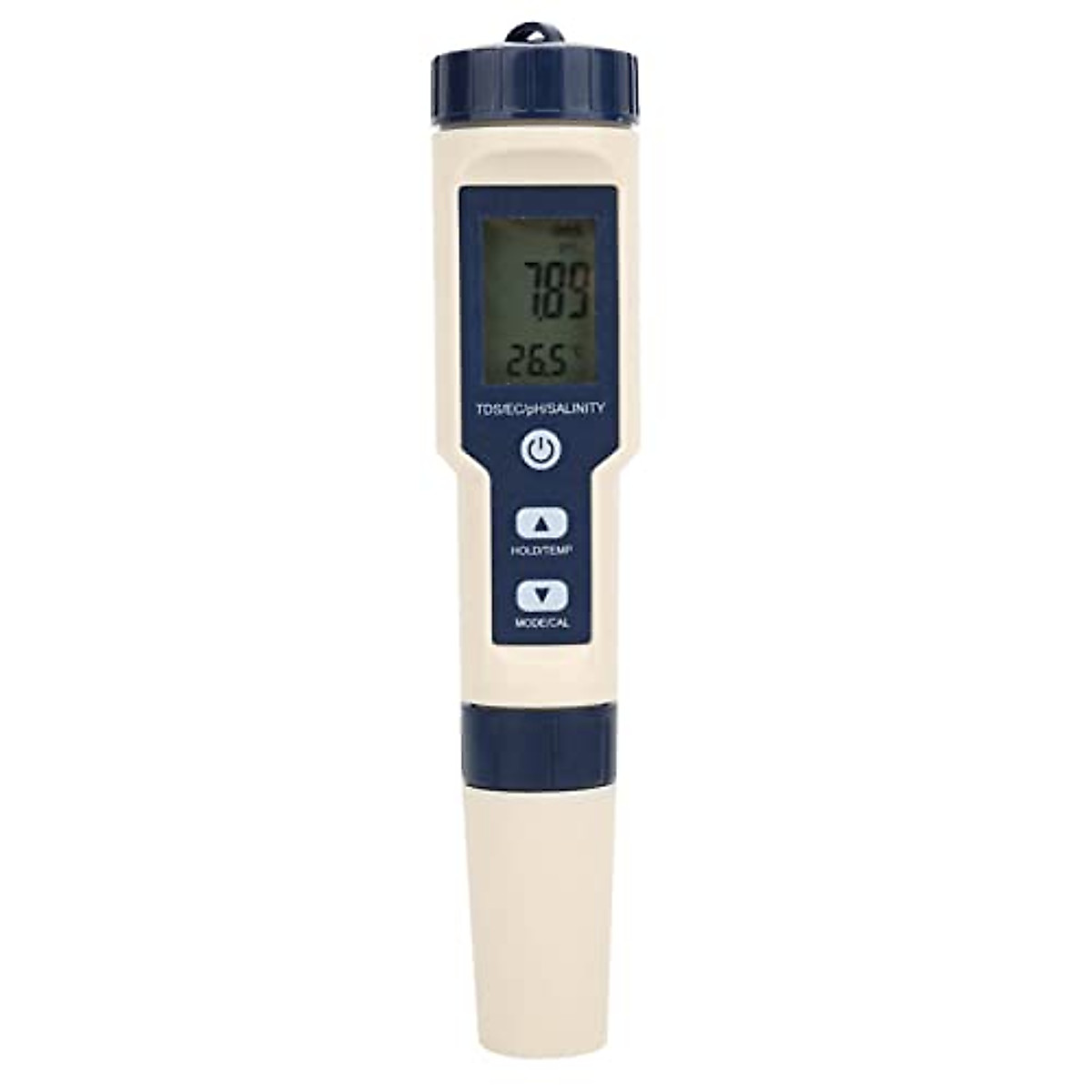 ph Meter Digital,Boxwizard ph Meter 5 in 1 Portable Digital PH Salinity Temp TDS EC Meter Multifunctional Water Quality Tester Detector tds Meter