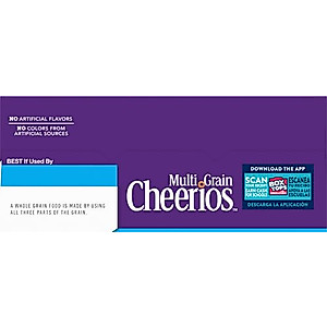 Multi Grain Cheerios Heart Healthy Cereal, 18 OZ Family Size Cereal Box