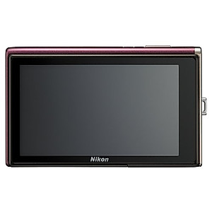 Nikon Coolpix S60 10MP Digital Camera with 5x Optical Vibration Reduction (VR) Zoom (Burgundy)