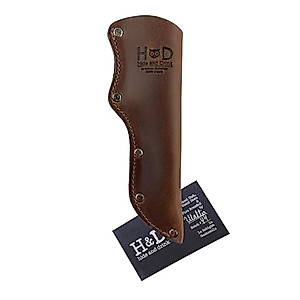 Hide & Drink, Thick Leather Mora Knife Sheath w/Belt Loop, Handmade Includes 101 Year Warranty (Bourbon Brown)