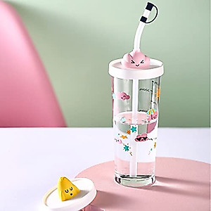 JpGdn 24pcs/pack 10mm Silicone Straw Tips Covers Cap Topper Black for 9-10mm Big large Wide Reusable or Stainless steel Straw or Stanley Cups Food Grade Dust-Proof Straw Plugs Home Kitchen Accessories