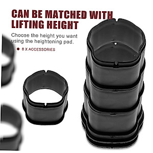 VILLCASE 2 Sets Mover Mover Furniture Lifting Kit Multitools Lift Heavy Objects Jack Furniture Moving Bar Furniture Dollies Easy Trolley Lift and Move Slider Adjustable Abs Furniture Rack