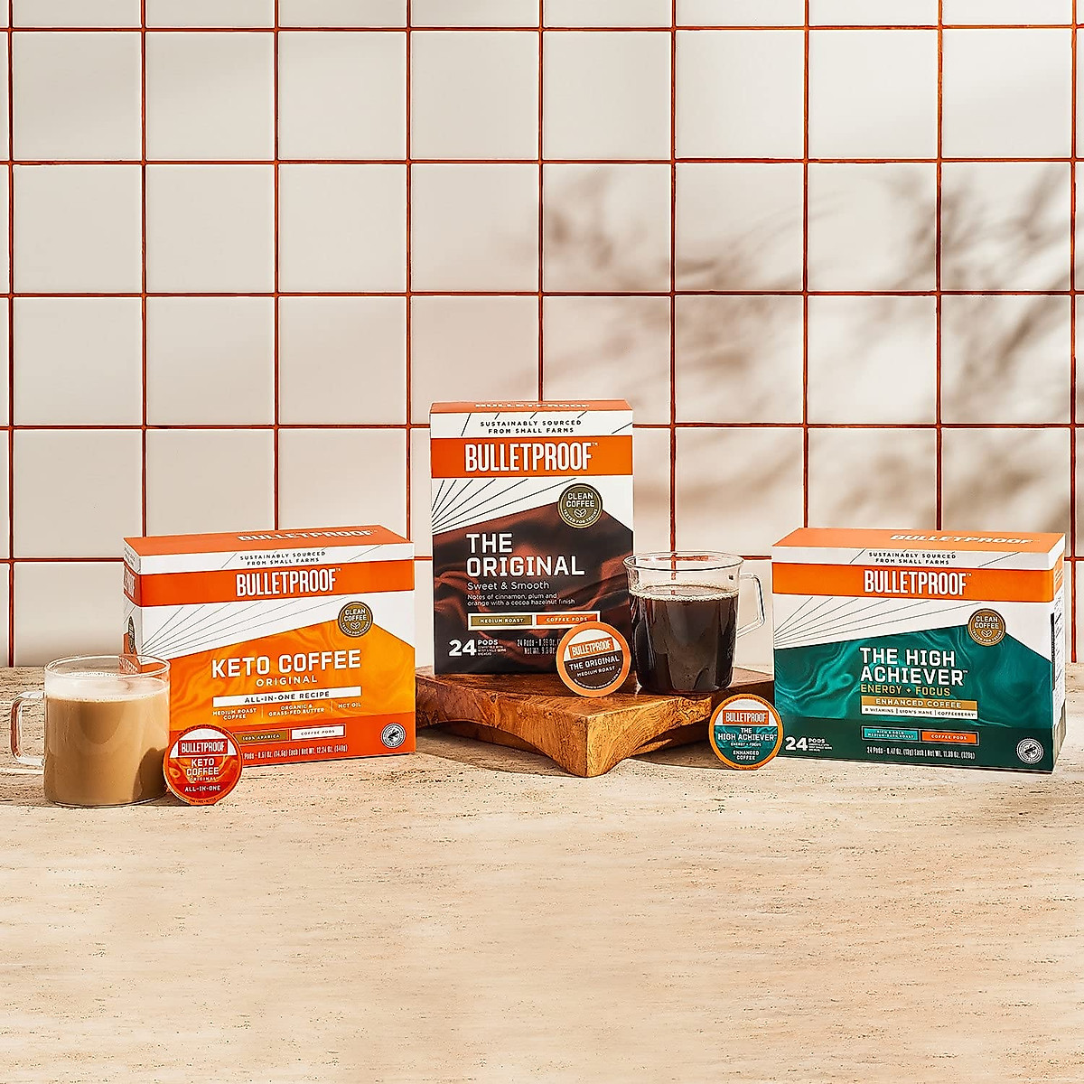 Bulletproof Original Medium Roast Whole Bean Coffee, 12 Ounces, 100% Arabica Coffee Sourced from Guatemala, Colombia, & El Salvador