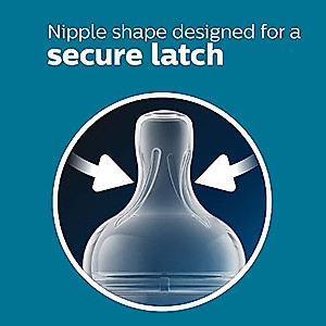 Philips AVENT Anti-Colic Baby Bottle Flow 3 Nipple, 4pk, SCY763/04