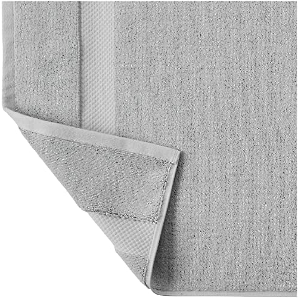Amazon Aware 100% Organic Cotton Bath Mat - 20 x 31-Inches, Light Gray