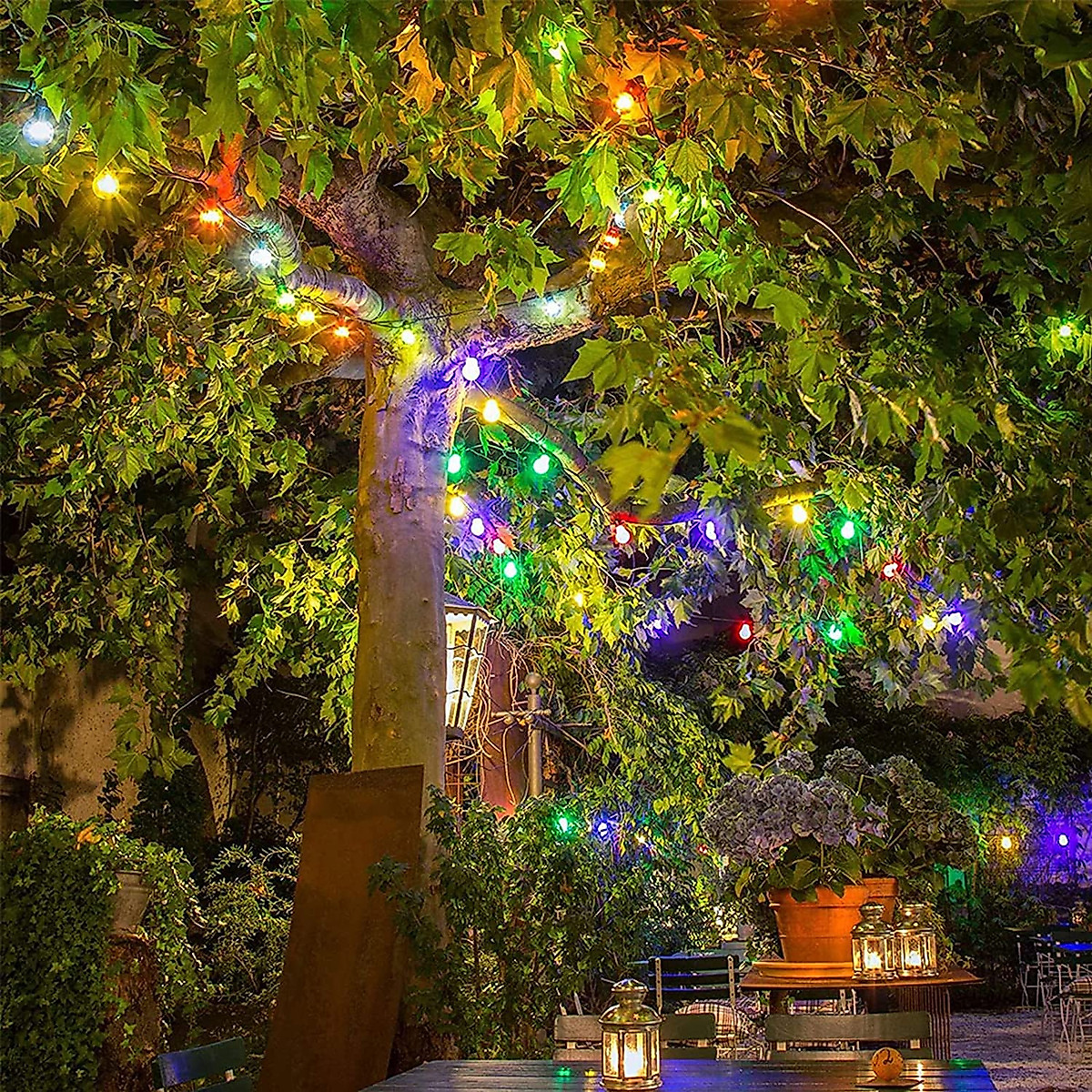 Minsily 15 Pack S14 Yellow LED Bulbs 2W S14 Outdoor LED String Light Bulb Plastic Shatterproof LED Replacement Bulbs 110V Edison Bulbs E26 Base Decorative Bulb for Home Patio Christmas Decor(Yellow)