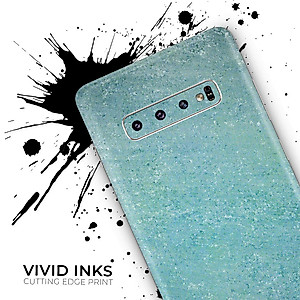 DesignSkinz Textured Teal Surface Protective Vinyl Decal Wrap Skin Cover Compatible with The Samsung Galaxy S20 (Screen Trim & Back Glass Skin)