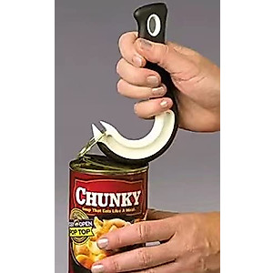 Can Openers Ring-Pull Pull Tab Can Opener Jar Grip Kitchen Stencil Easy Grip 1PC TPKR52283