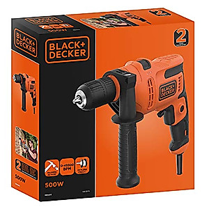 Black & Decker BEH200-QS BEH200-QS-Taladro Percutor 500W
