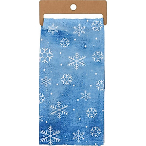 Primitives by Kathy 111045 Kitchen Dish Towel - Winter Wonderland, 20 x 28-inch
