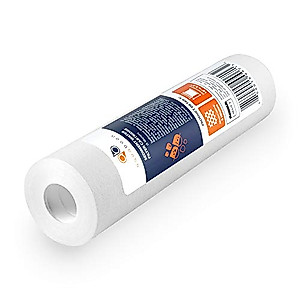 Aquaboon Set of 20 Sediment/Carbon 5 Micron Water Filter Catridges, Universal 5 Micron 10 x 2.5 inch Cartridge, Compatible with DWC30001, WFPFC8002, FXWTC, WHEF-WHWC, WHKF-WHWC,Pentek DGD series,RFC