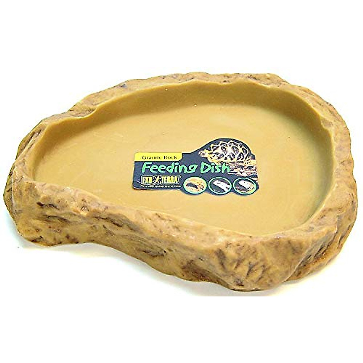 Exo Terra Feeding Dish [Set of 2] Size: Medium (1" H x 5.5" W x 4.5" D)