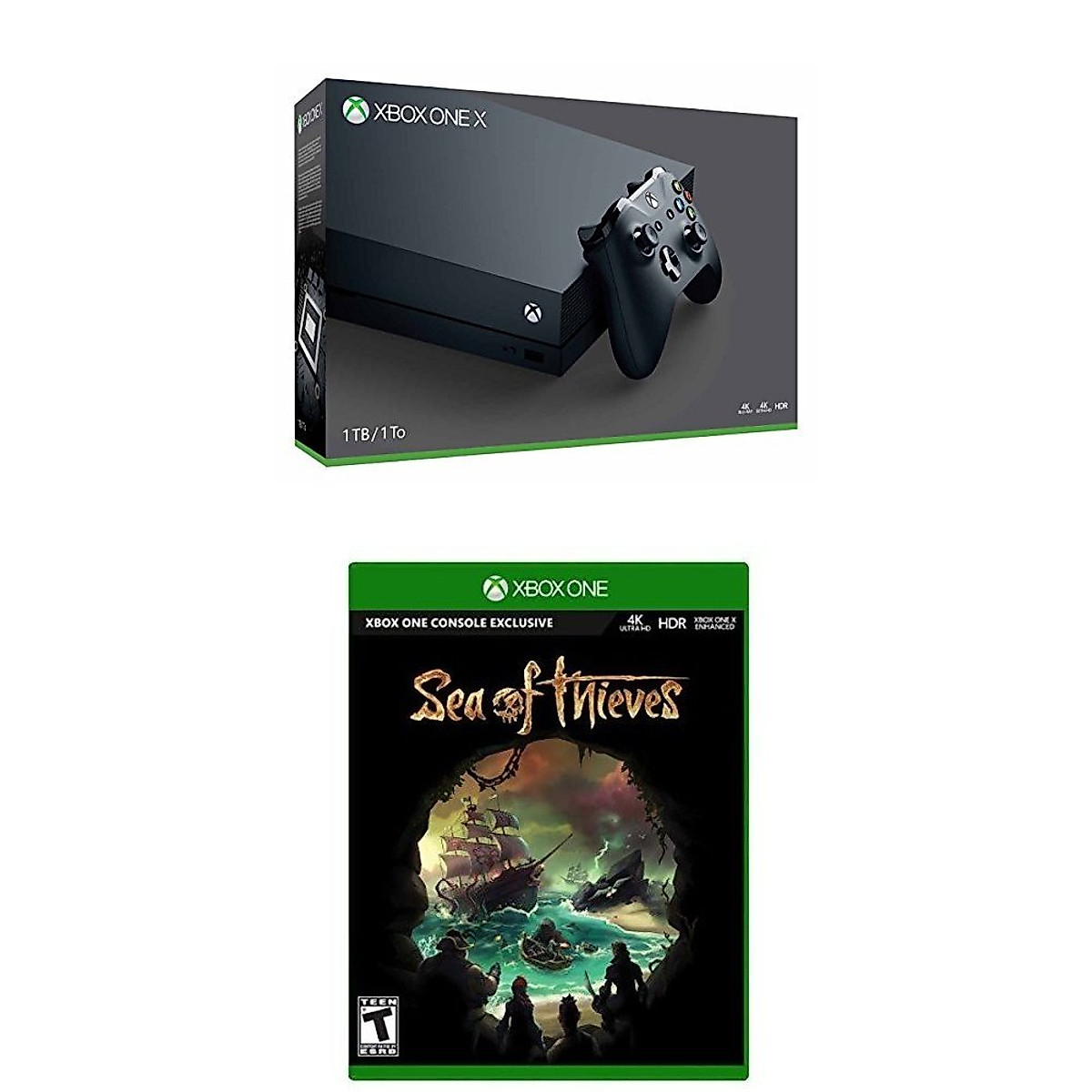 Xbox One X 1TB Console + Sea of Thieves