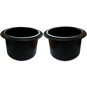 2PCS Plastic Cup Holder Sofa Couch Boat Table Cup Holder Replacement Drop in Cup Holder for Boat Truck Car Sofa Recliner Poker Table