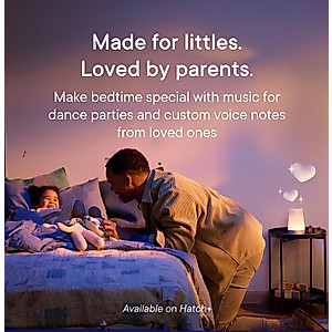 Hatch Rest+ Baby & Kids Sound Machine | 2nd Gen | Child’s Night Light, Alarm Clock, Toddler Sleep Trainer, Time-to-Rise, White Noise, Bedtime Stories, Portable, Backup Battery (with Charging Base)