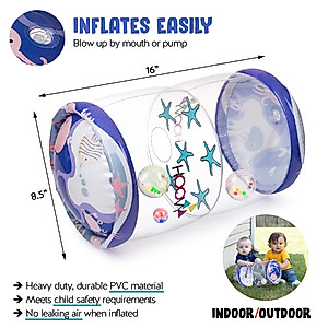 Hoovy Infant Crawling Toys | Toys for Crawling Babies | Crawling Toys for Babies 6-12 Months | Beginner Crawl Along Baby Roller | Drop Maze Tummy Time Activity Center | Early Development Jumbo Roller