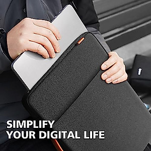 NIDOO 15.6 inch Laptop Sleeve Case Carrying Bag Handle for 16" MacBook Pro M2 M1 / 15.6" Lenovo Legion 5 / ThinkPad T15 P15s E15 L15 T15g P1 P15 P53 / 16" Legion 7i Gen 6 / Legion 5 Pro/ThinkPad T16