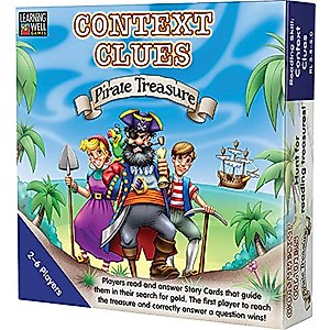 Edupress Learning Well Games Context Clues Game Blue Level—Pirate Treasure Game,LRN301