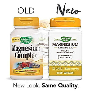 Nature's Way Magnesium,500 Mg, 100 Cap