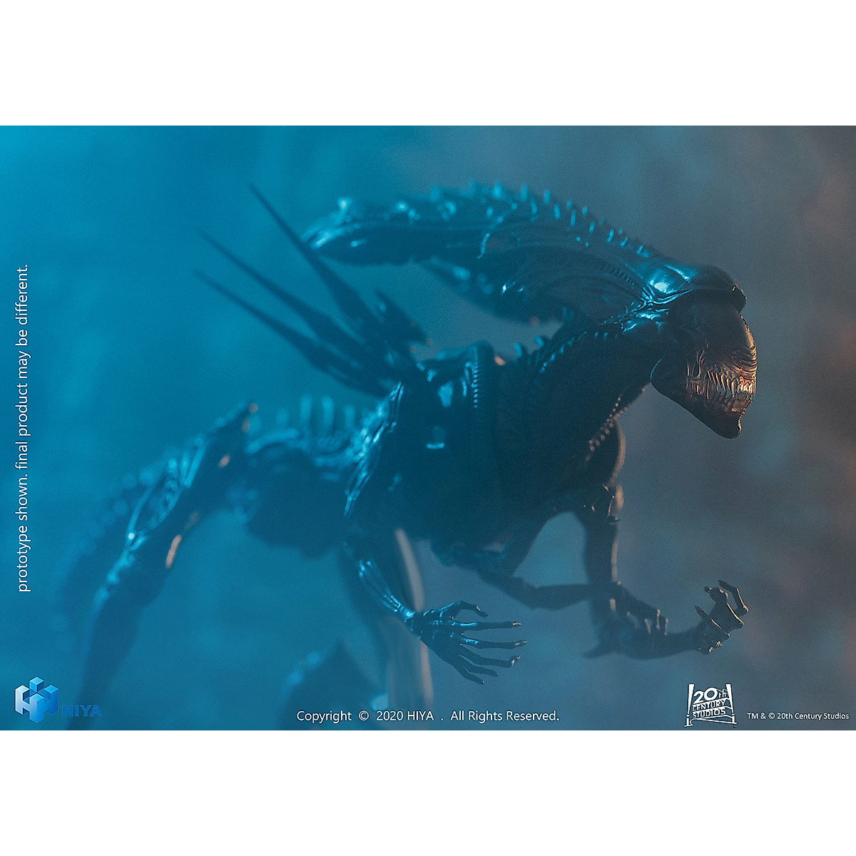 Hiya Toys Alien vs. Predator: Battle Damage Alien Queen 1:18 Scale Action Figure, Multicolor