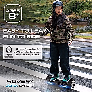 Hover-1 Ultra Electric Self-Balancing Hoverboard Scooter, Black, 25 x 9 x 9.5 inches