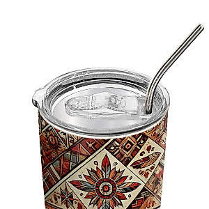 20oz Dreamcatcher Native American Tumbler, Native American Indian Gifts, Coffee Thermos for Women, Men, Stainless Steel Double Wall Vacuum Insulated Coffee Mug, Travel Cup with Lid