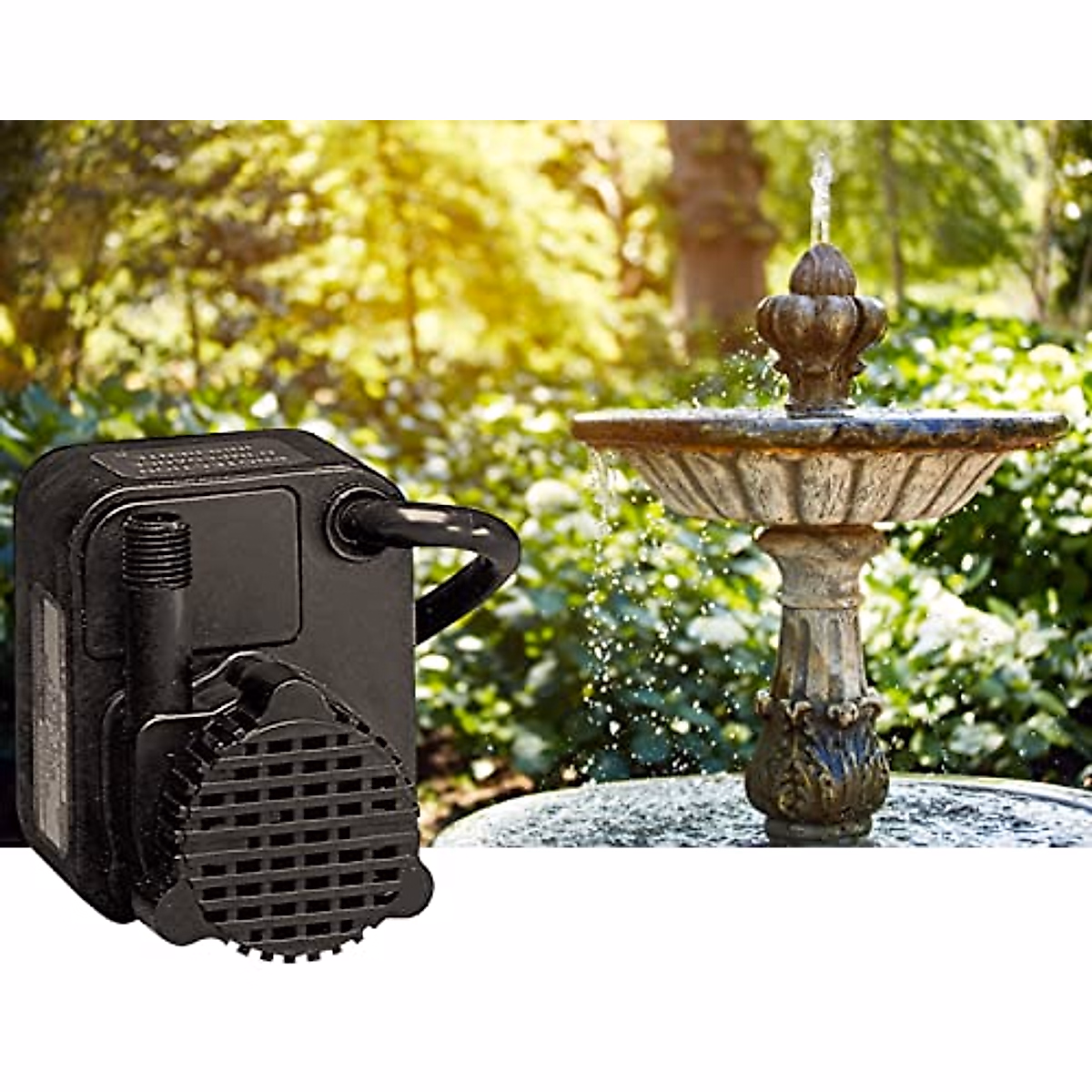 Little Giant PE-1 115 Volt, 1/125 HP, 170 GPH Epoxy Encapsulated Small Submersible Direct Drive Pump with 6 Ft. Cord, Black, 518200