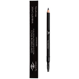 Eye Embrace Warm Betty Light Gray Eyebrow Pencils Bundle - Warm Betty Classic wooden pencil & Warm Betty diamond wedge pencil - Waterproof, Cruelty-Free