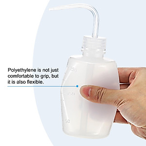 PATIKIL 150ml Wash Bottle, 24pcs Plastic Squeeze Bottle Narrow Mouth Bottle Watering Tools Foam Bottle for Green Soap Cleaning Washing Irrigation, Clear