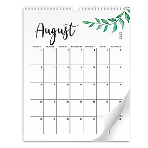 Aesthetic 2023 Floral Wall Calendar - Runs Until July 2024 - The Perfect Office Supplies for Women With Monthly Seasonal Designs for Easy Planning