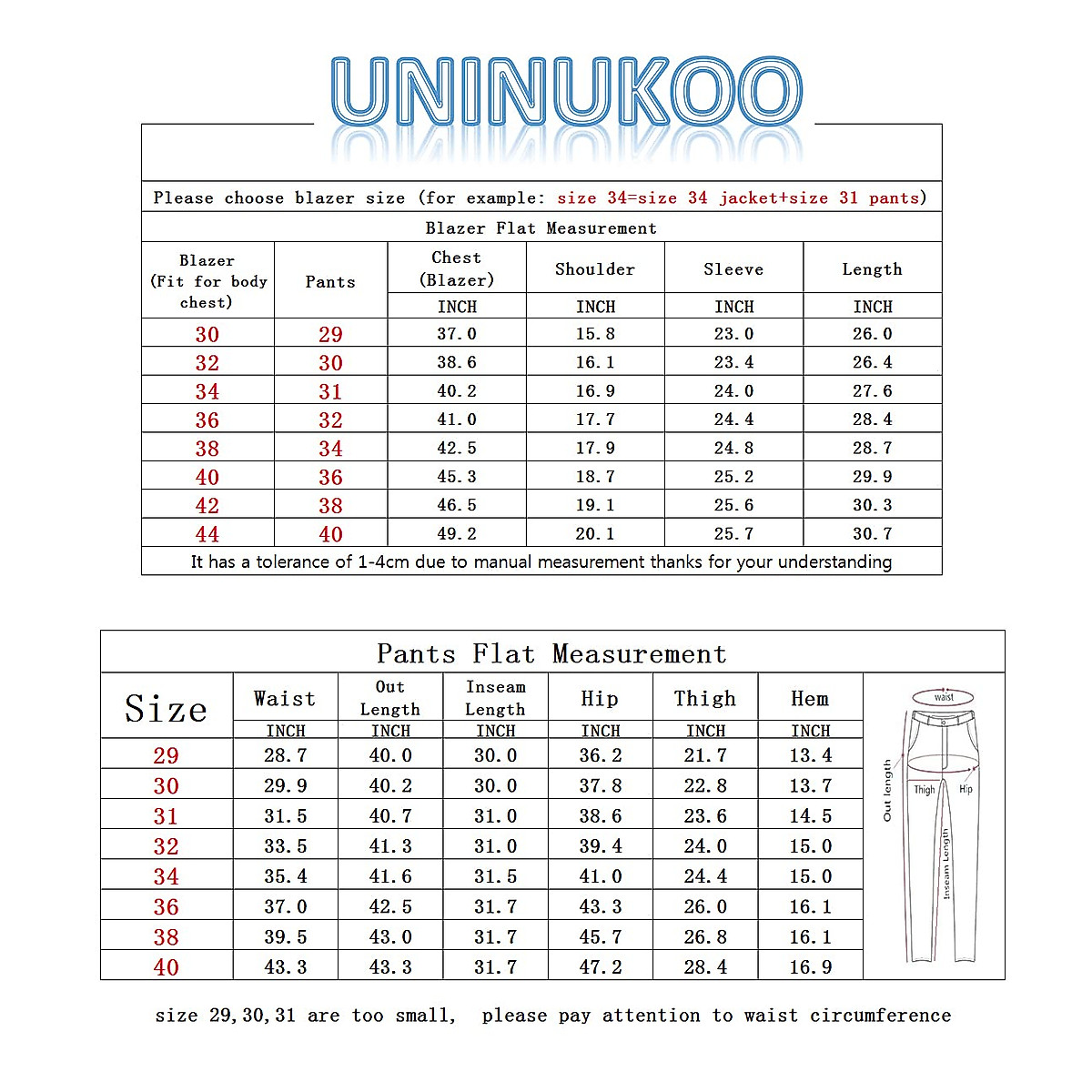 UNINUKOO Mens Suits 2 Piece Double Breasted Tuxedo Suit Slim Fit Wedding Party Dress Formal Suits for Men US Size 36 Black