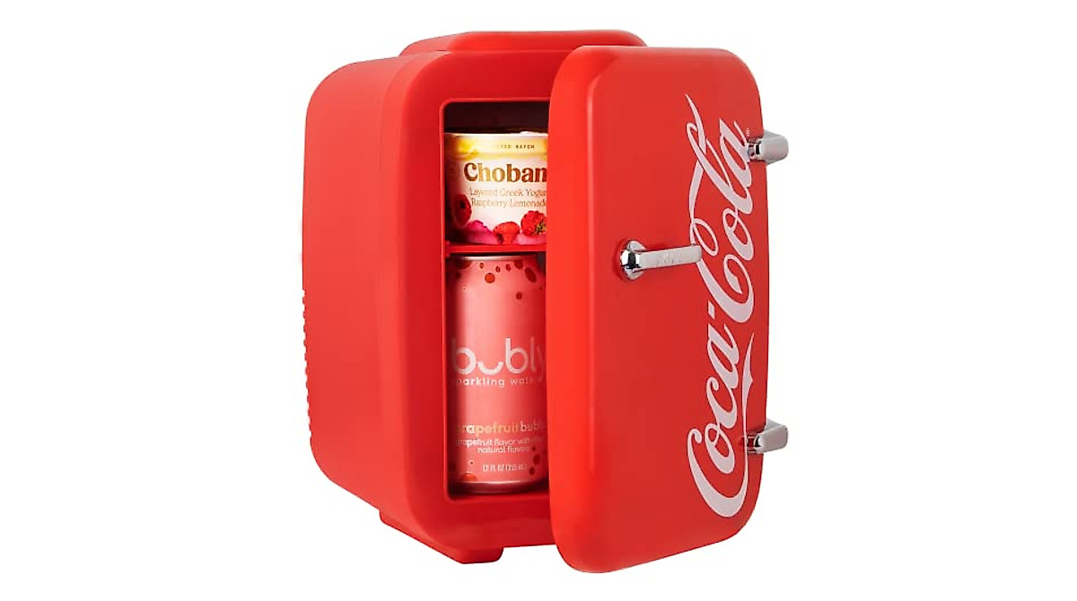 Coca-Cola Retro Mini Fridge - 4L Portable Cooler & Warmer
