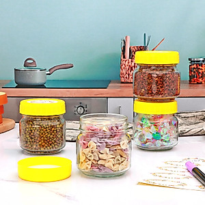 Salzesfalls 30 Pack 8oz Mason Jars with Lids,Half Pint Canning Jars,Small Glass Canning Jars,Samll Mason Jars for Jam, Honey,Candy,Spice