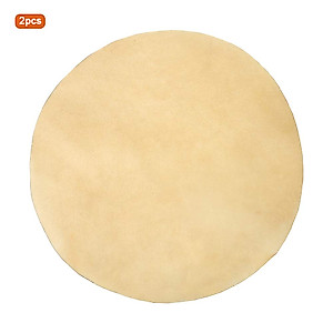 Drum Skin, 2pcs 42cm Buffalo Hide Drum Skin Drum Head for Bongo Conga African Drum