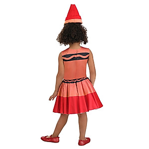 Fun Costumes Crayola Red Crayon Costume Dress - Dress with Headband - Toddler