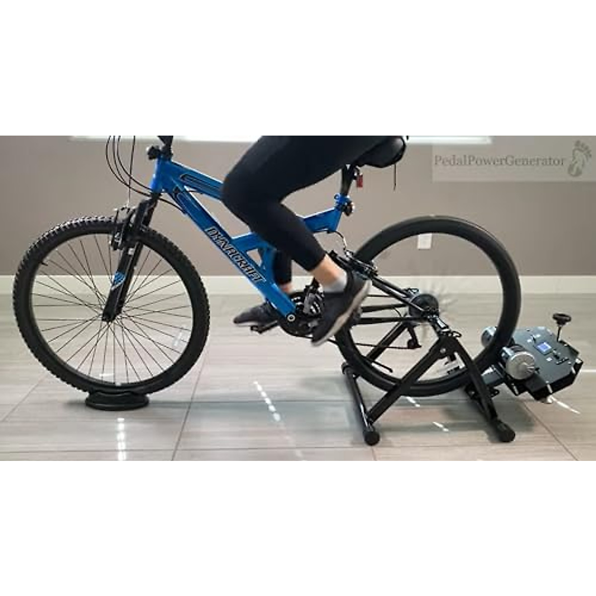Pedal Power Bicycle Generator Emergency Backup Power System 500 Watts 12 Volts, 24 Volts, 48 Volts Direct Current Lead Acid Battery Charging System