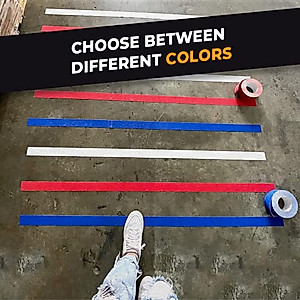 WOD ASTC32 Heavy Duty Anti Slip Tape, White - 2 inch x 60 ft. Non Skid Treads Weather Proof Indoor/Outdoor Traction Tape for No Slip Stairs