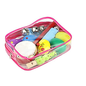 Toddler Musical Instruments, 9PCS Wooden Percussion Musical Instruments Toy Set for Kids Toddlers Preschool Educational Music Toys for Boys and Girls